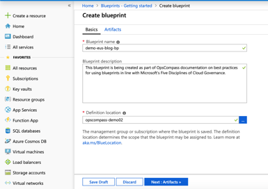 How to Build Your First Azure Blueprint - Opscompass
